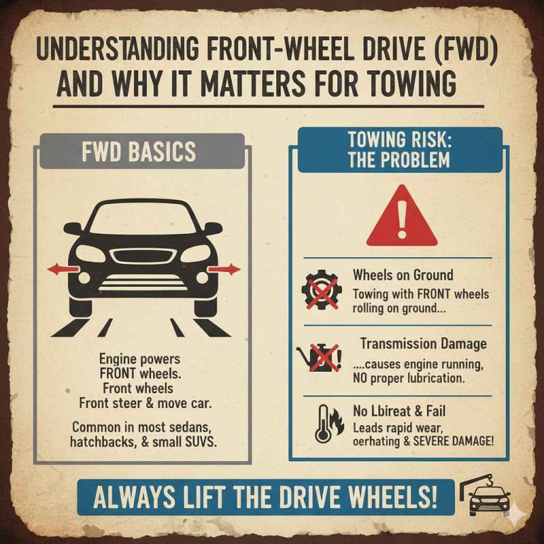 How To Tow A Front Wheel Drive Car: Genius Best Method