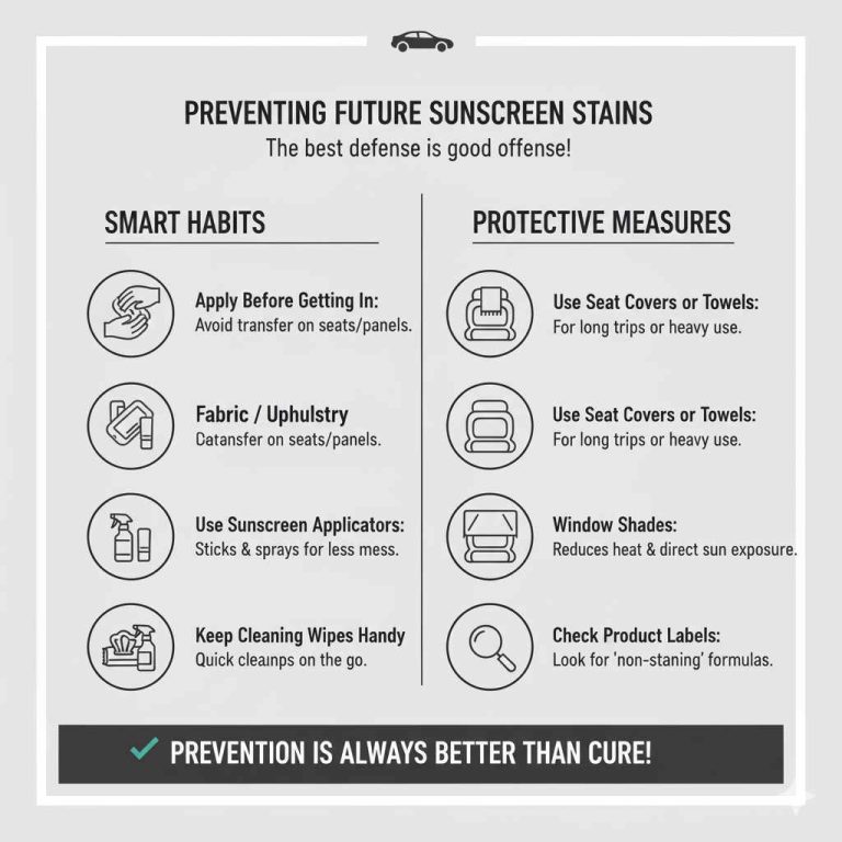 How to Get Sunscreen Off Car Interior: Effortless Guide