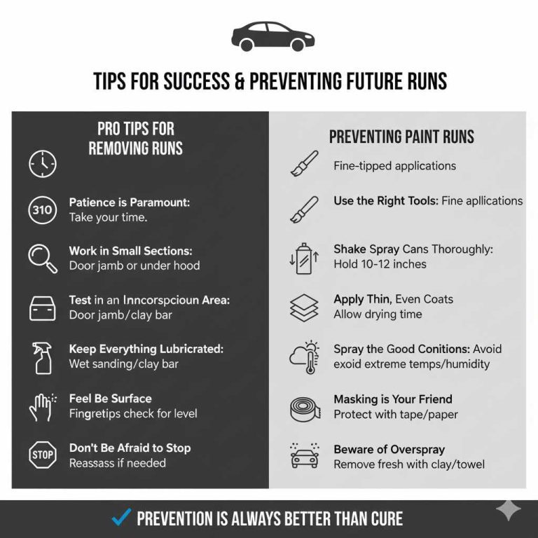 How to Remove Paint Runs From Car: Essential Guide