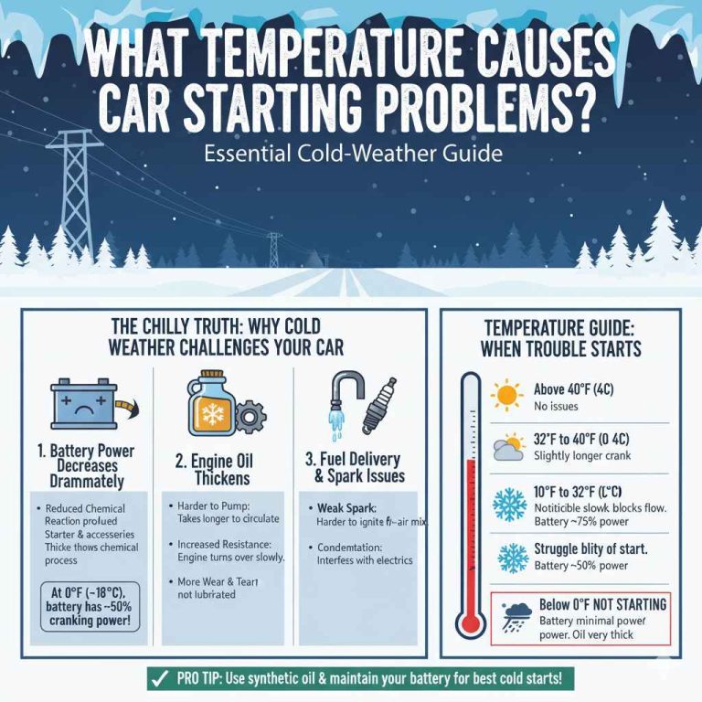 What Temp Do Cars Have Trouble Starting: Essential Cold-Weather Guide