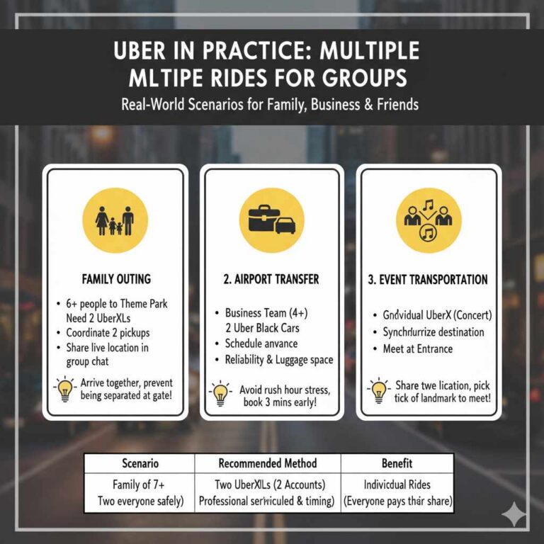 How to Get Two Uber Rides at the Same Time