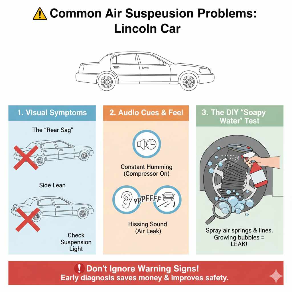 How to Inflate Air Suspension on a Lincoln Town Car