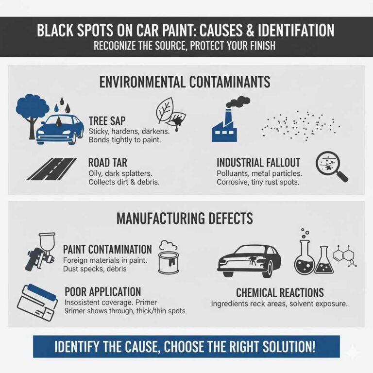 Black Spots on Car Paint: Causes & Removal Explained