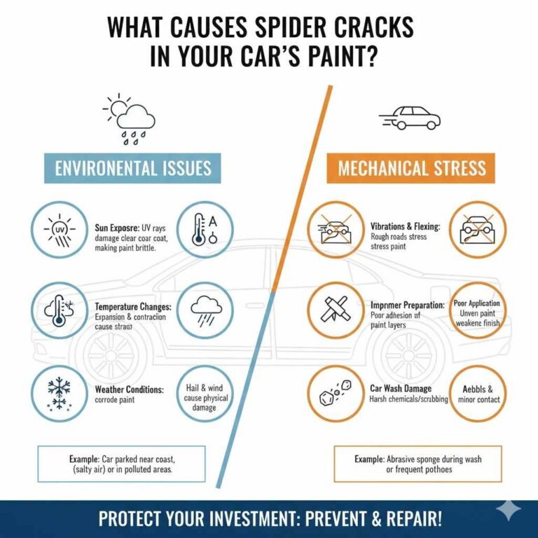 How to Fix Spider Cracks in Car Paint Explained Simply