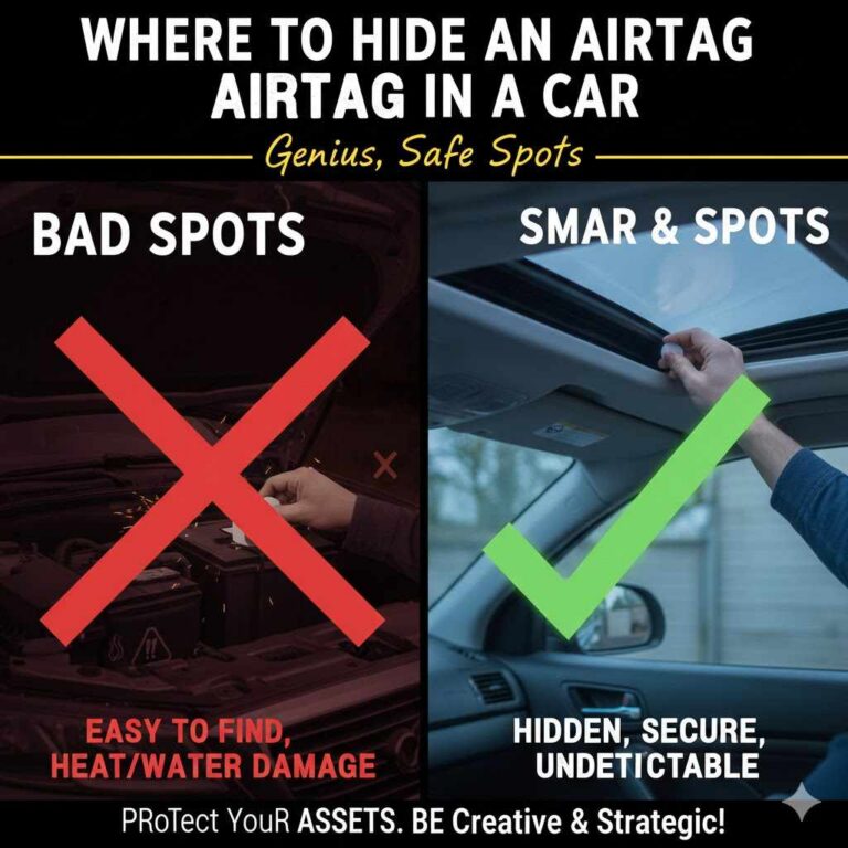 Where To Hide An Airtag In A Car: Genius, Safe Spots