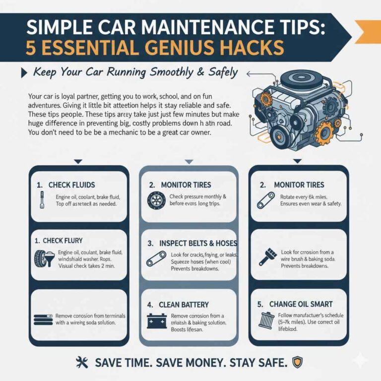 Simple Car Maintenance Tips: 5 Essential Genius Hacks