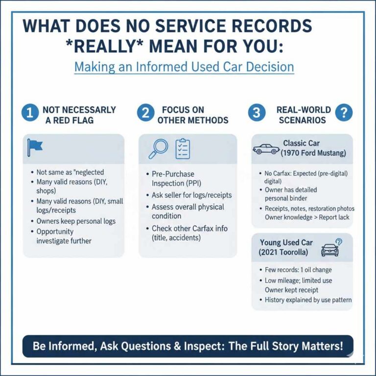 Why Does Carfax Show No Service Records?